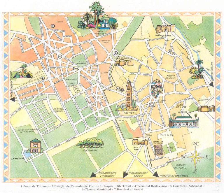 Guia de viagem Marraquexe - Roteiro para 2 dias